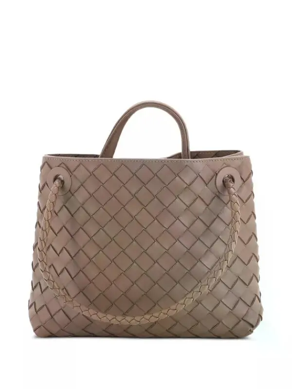 Bottega Veneta Andiamo Top Handle Bag Intrecciato Nappa Small Satchel