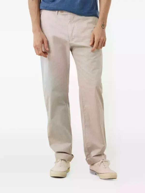 Hartford Taylor Straight-leg Trousers - Neutrals