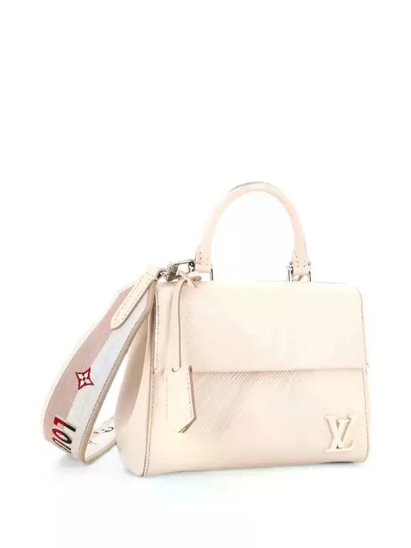LOUIS VUITTON Cluny Top Handle Bag Epi Leather Mini Satchel - Neutrals