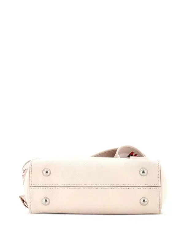 LOUIS VUITTON Cluny Top Handle Bag Epi Leather Mini Satchel - Neutrals
