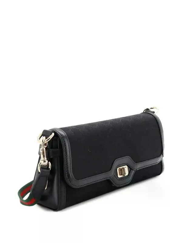 Gucci Luce Gg Canvas Mini Shoulder Bag - Black