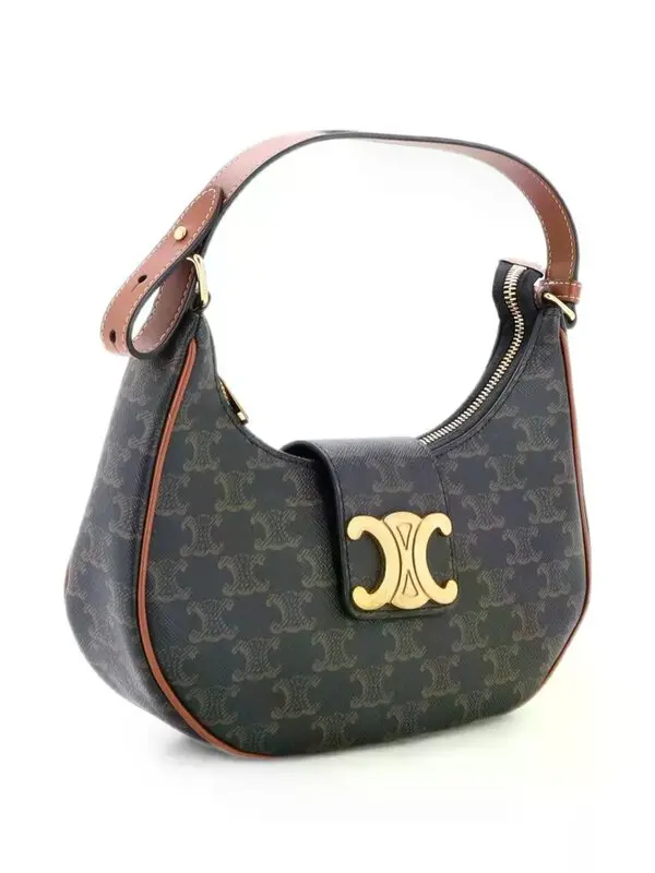 Celine Ava Triomphe Bag Triomphe Coated Canvas Shoulder Bag