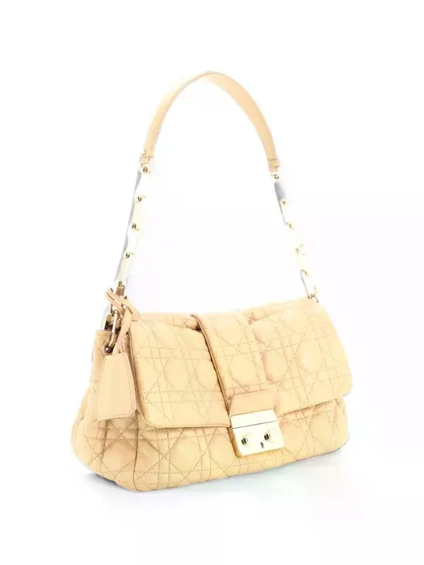 Dior New Lock Flap Bag Cannage Quilt Lambskin Small Shoulder Bag