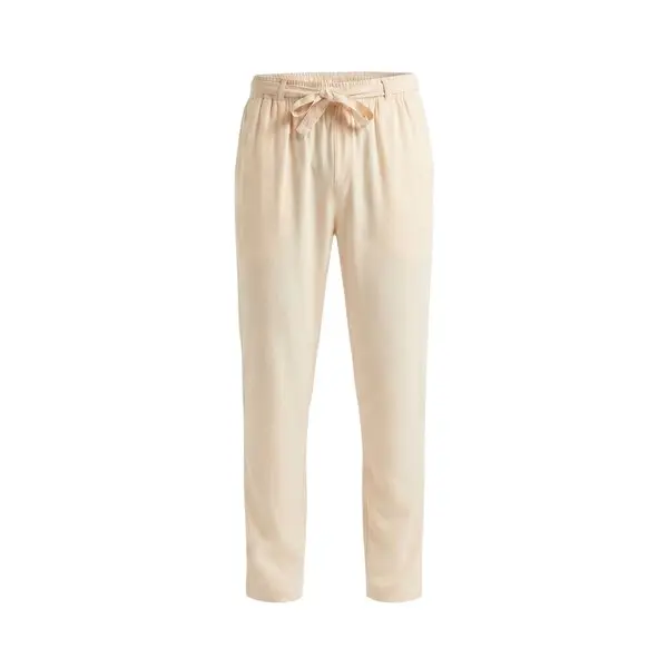INTERNATIONAL APPEAL Neutrals Linen Pants - Beige