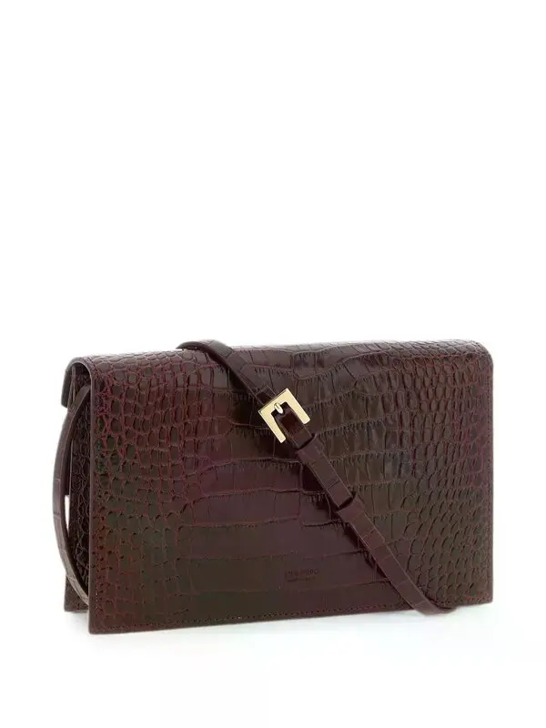 TOM FORD Aube Crocodile-effect Clutch Bag