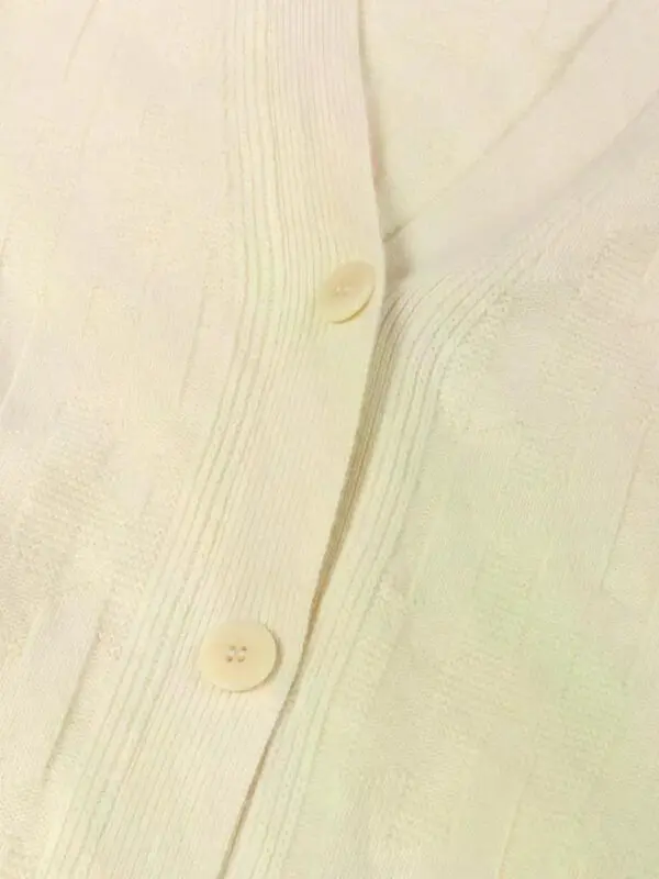 Hermès H Logo Belted Cardigan - Neutrals