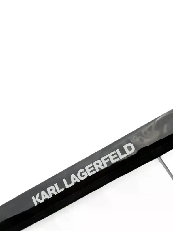 Karl Lagerfeld Small Logo Transparent Umbrella