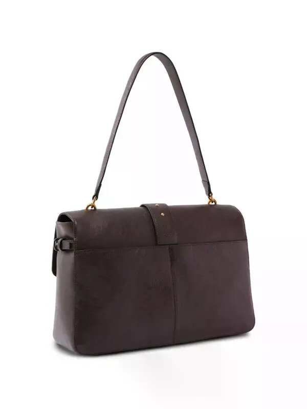 Pinko Love Birds Stud-embellished Shoulder Bag - Brown