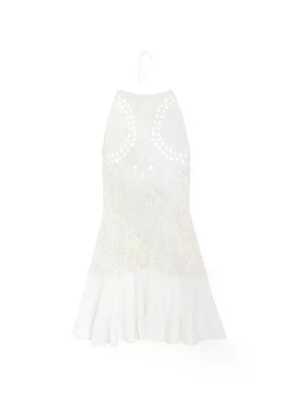 Jacquemus Napperon Crochet Mini Dress