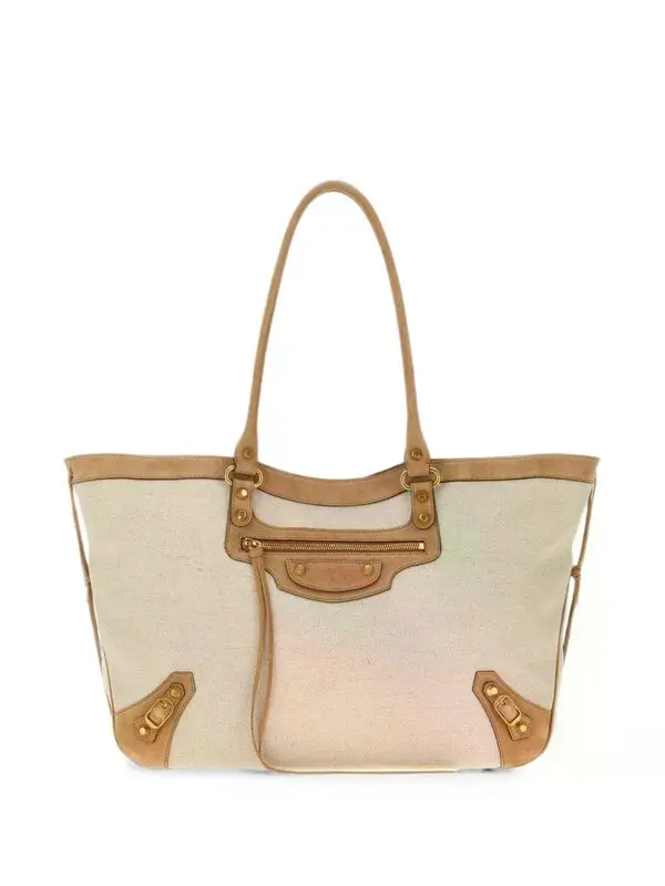 Balenciaga Medium Le City Beach Tote Bag - Neutrals