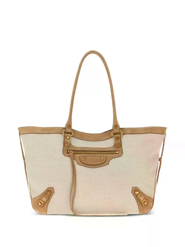 Balenciaga Medium Le City Beach Tote Bag - Neutrals