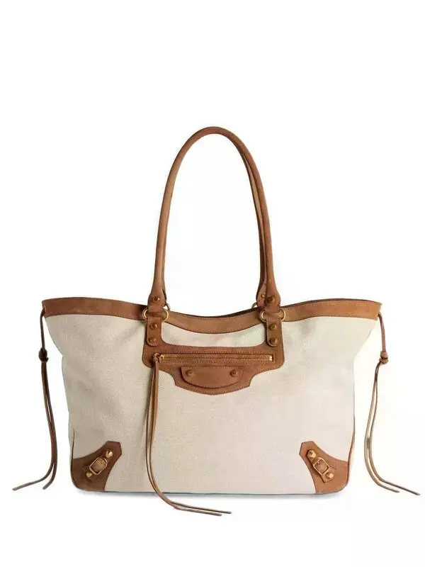 Balenciaga Medium Le City Beach Tote Bag - Neutrals