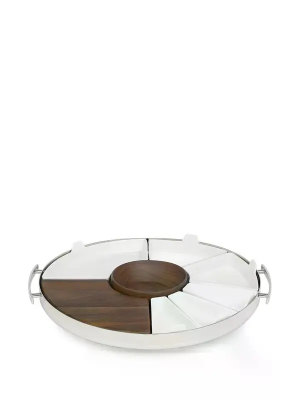 Christofle Mood Party Compartmentalised Serving Tray - Silver