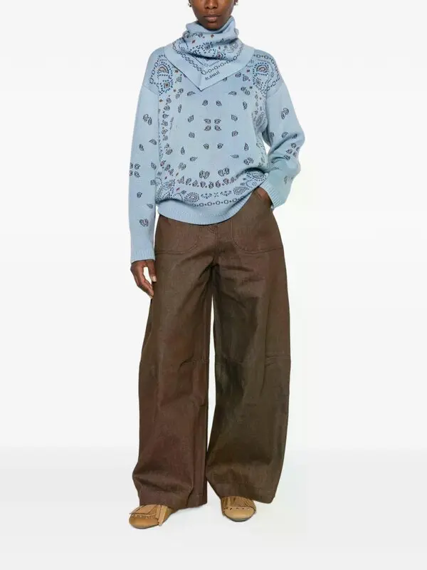 Alanui Bandana-jacquard Sweater