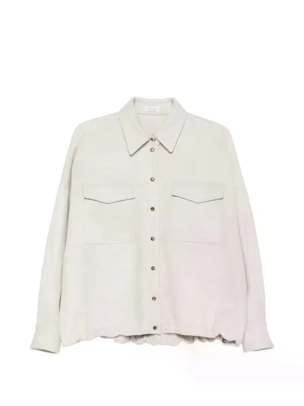 Brunello Cucinelli Buttoned Flap-pocket Jacket
