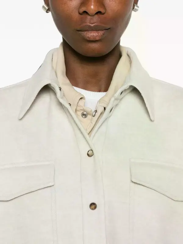 Brunello Cucinelli Buttoned Flap-pocket Jacket
