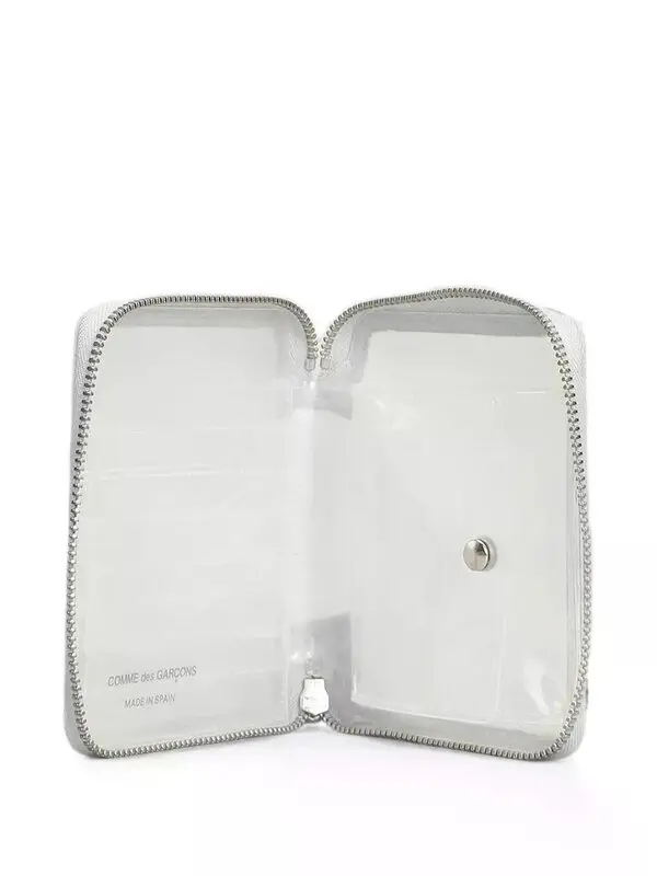 Comme Des Garçons Snakeskin-effect Wallet - White