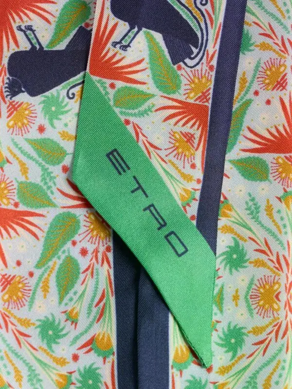 Etro X Tabby Booth Paisley-print Silk Scarf