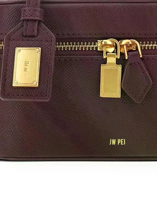 Jw Pei Cleo Logo-plaque Tote Bag - Brown
