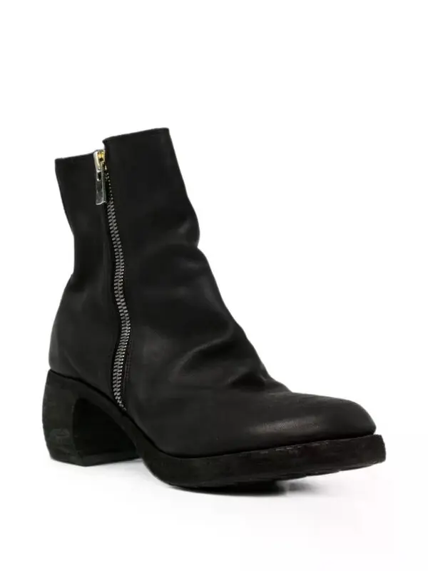 Yohji Yamamoto X Guidi Edition Oblique Side-zip Boots