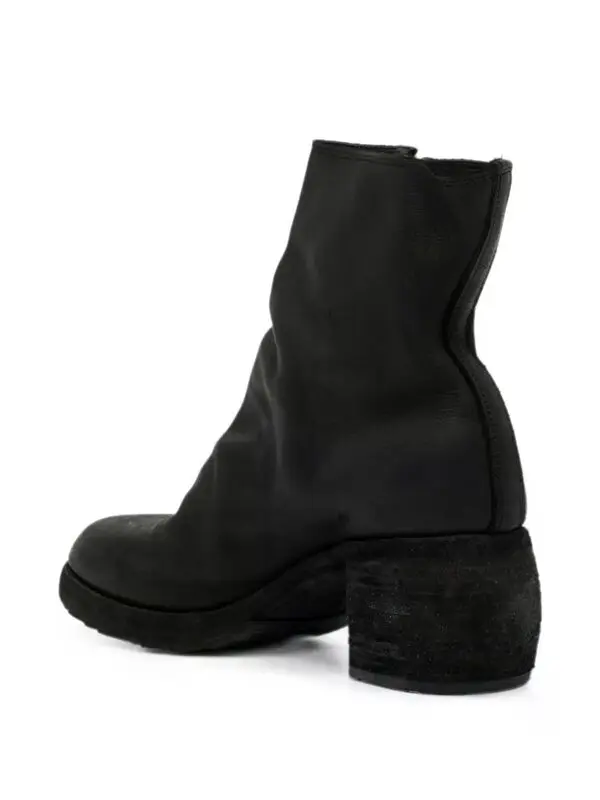 Yohji Yamamoto X Guidi Edition Oblique Side-zip Boots