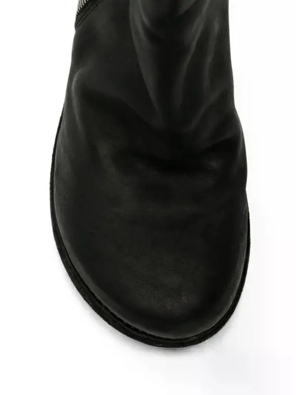 Yohji Yamamoto X Guidi Edition Oblique Side-zip Boots