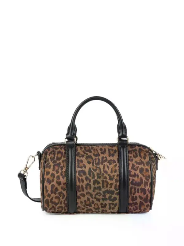 LANCASTER Leopard-print Logo-detail Shoulder Bag