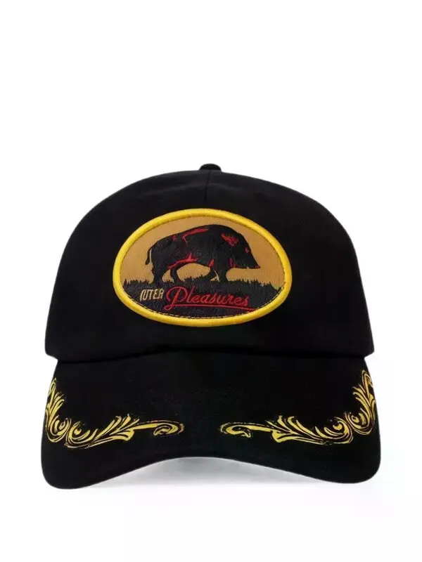 PLEASURES X Luter Embroidered Logo-patch Cap