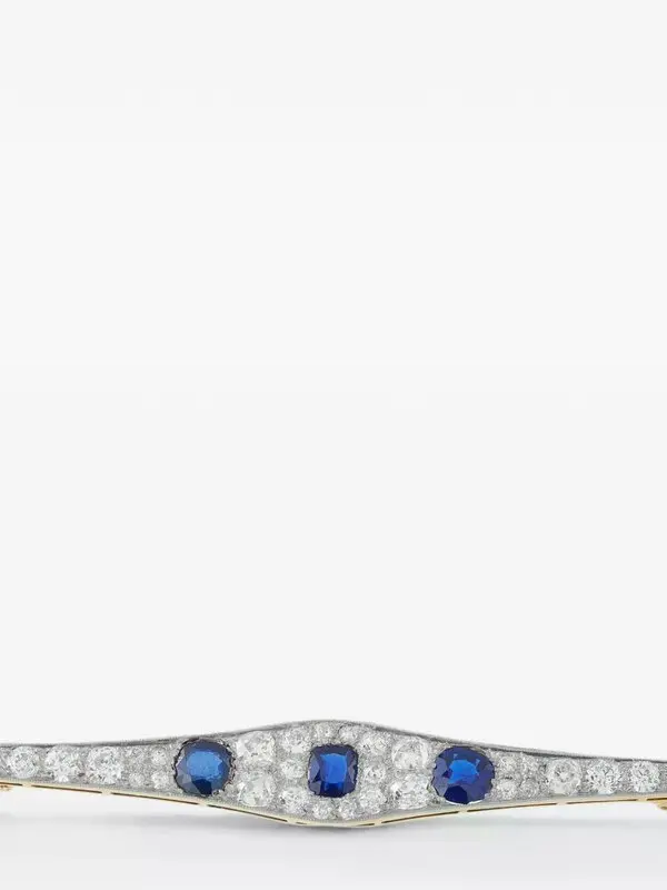 LB EXCLUSIVE Sapphire And Diamond Brooch