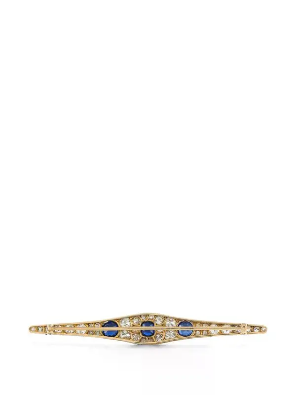 LB EXCLUSIVE Sapphire And Diamond Brooch