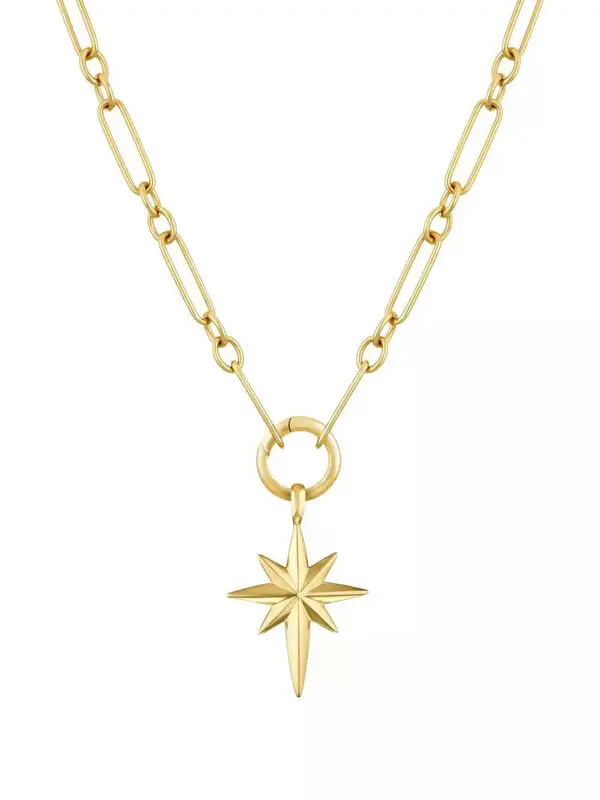DINNY HALL My World North Star Trombone Necklace - Gold