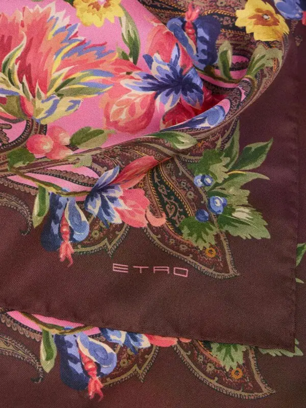 Etro Paisley Floral-print Scarf