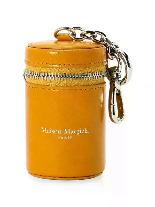 MAISON MARGIELA Zipped Dog Waste Bag Dispenser Keyring - Yellow