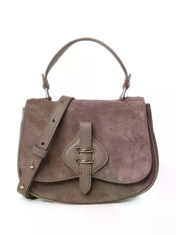 COCCINELLE Mavery Suede Mini Crossbody Bag - Brown