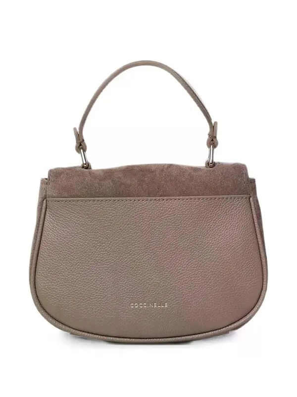 COCCINELLE Mavery Suede Mini Crossbody Bag - Brown