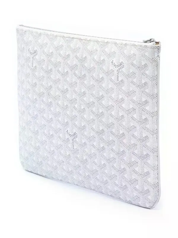 Goyard Goyardine Senat Mm Clutch Bag - White