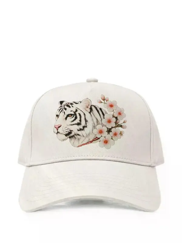 MELT Tiger-print Cap - Neutrals