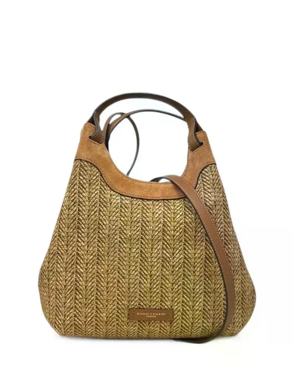 GIANNI CHIARINI Medium Dua Woven Tote Bag