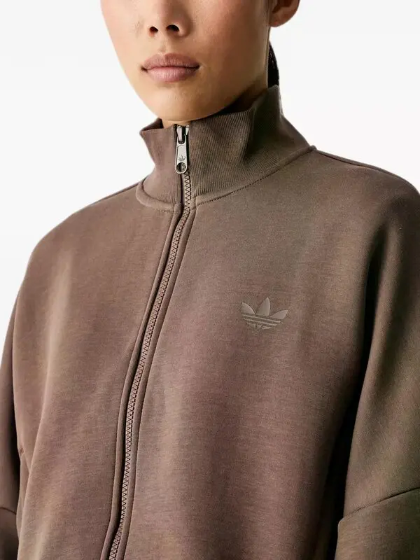 Adidas Embroidered Zip-up Sweatshirt
