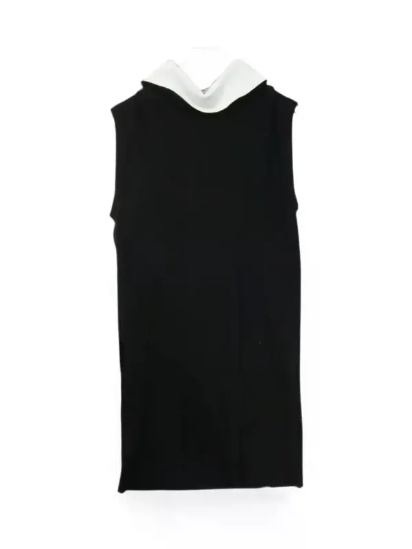 LOUIS VUITTON 2010s Sleeveless Collared Mini Dress