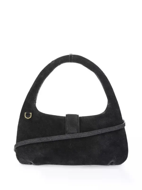 MOULIEBRE Logo Plaque Suede Tote Bag