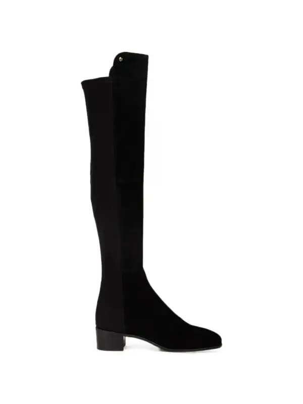 STUART WEITZMAN City Suede Over-the-knee Boots - Black