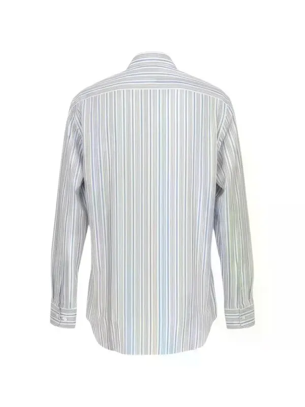 Isaia Striped Long-sleeve Shirt