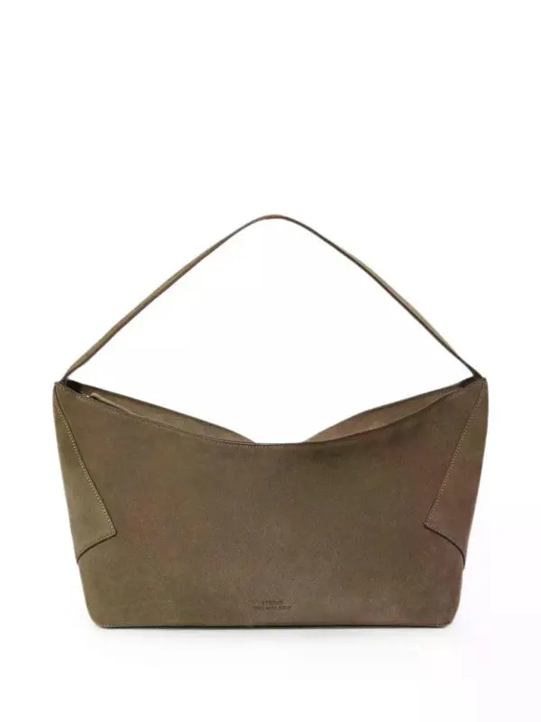 Studio Nicholson Hagu Suede Shoulder Bag - Brown
