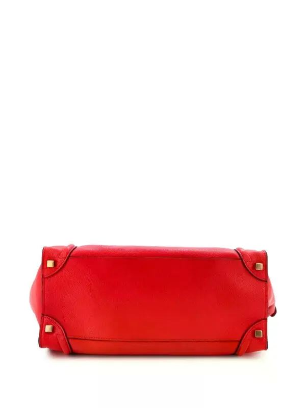 Celine Luggage Shoulder Bag - Red