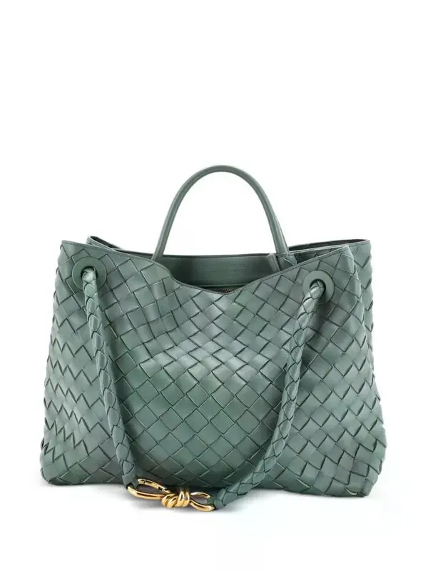Bottega Veneta Andiamo Top Handle Bag Intrecciato Nappa Small Satchel