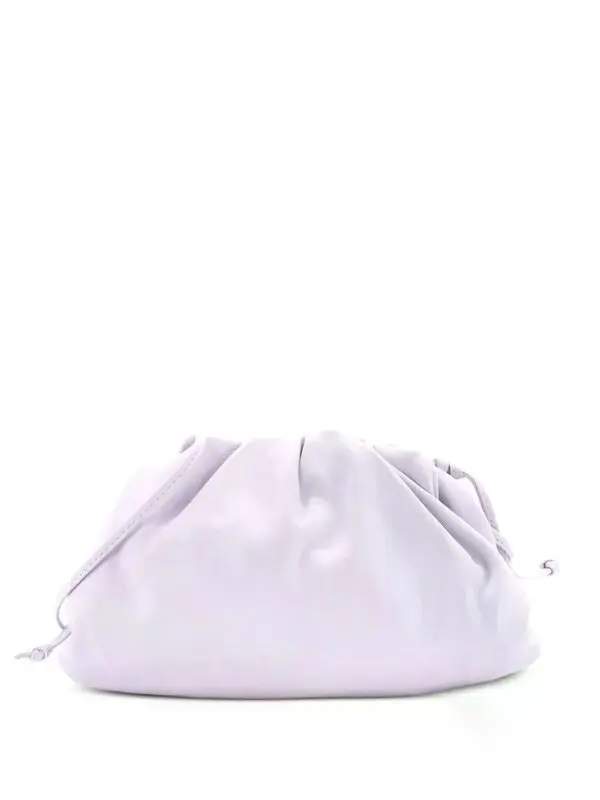 Bottega Veneta The Pouch Leather Mini Crossbody Bag - Purple