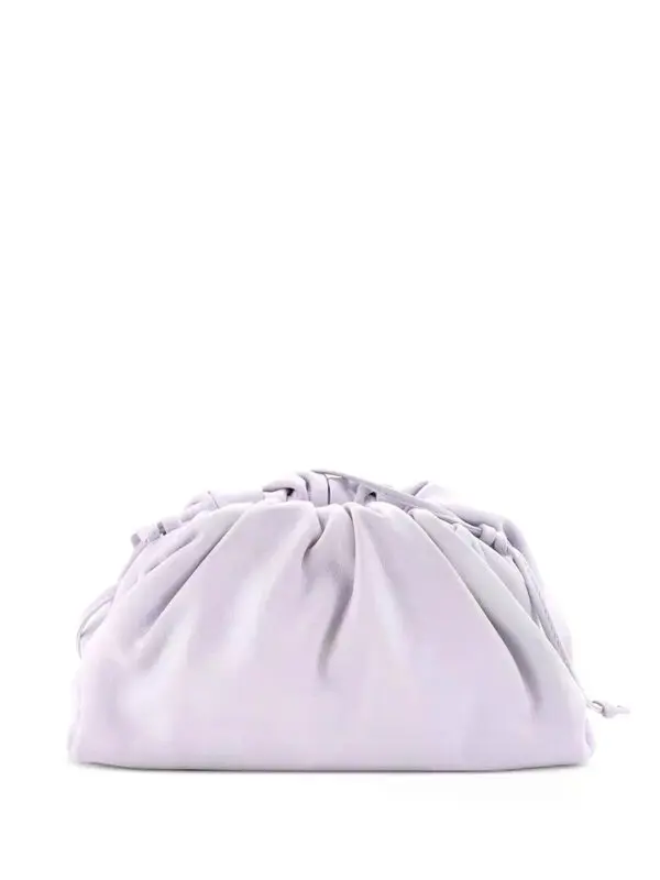 Bottega Veneta The Pouch Leather Mini Crossbody Bag - Purple