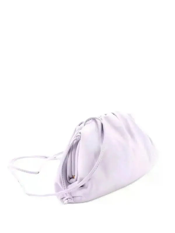 Bottega Veneta The Pouch Leather Mini Crossbody Bag - Purple