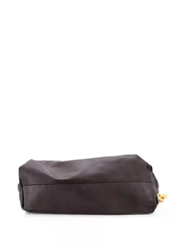 Bottega Veneta The Chain Pouch Leather Teen Shoulder Bag - Brown